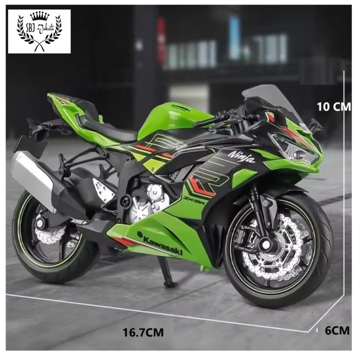 Jual SALE !!! DIECAST SUPER BIKE SEPEDA MOTOR KAWASAKI NINJA ZX-6R ...