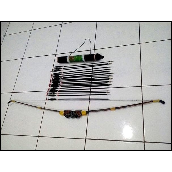 Jual BERMUTU busur panah / panah bambu + tas anak panah TERBAIK ...