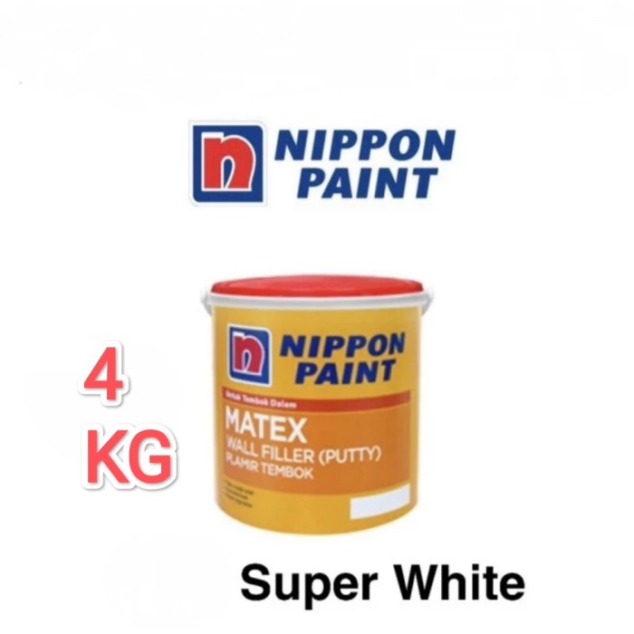Jual Pr0m0HebatGAN- MATEX PLAMIR MATEX PLAMUR WALL FILLER DEMPUL TEMBOK NIPPON PAINT 4 KG ...