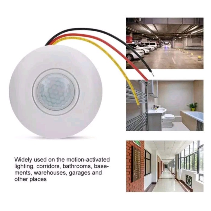 Jual SALE !!! SAKLAR LAMPU SENSOR GERAK PIR SWITCH OTOMATIS MOTION ...