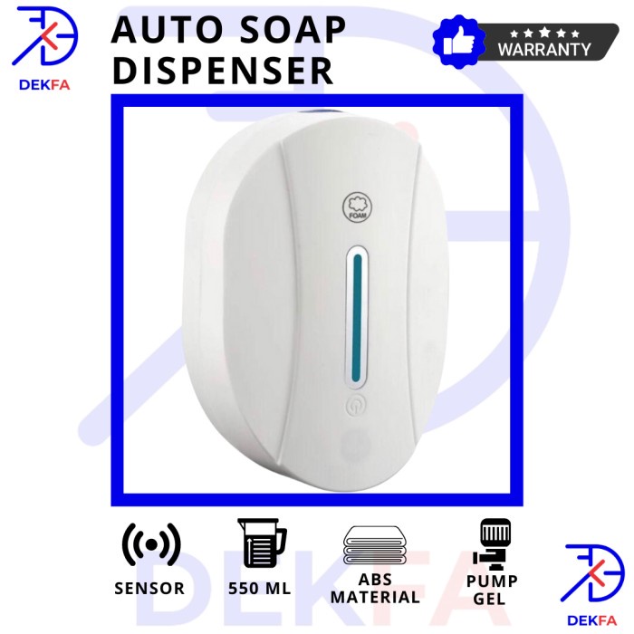 Jual TEMPAT SABUN OTOMATIS 550ml / AUTOMATIC SOAP DISPENSER 550ml ...