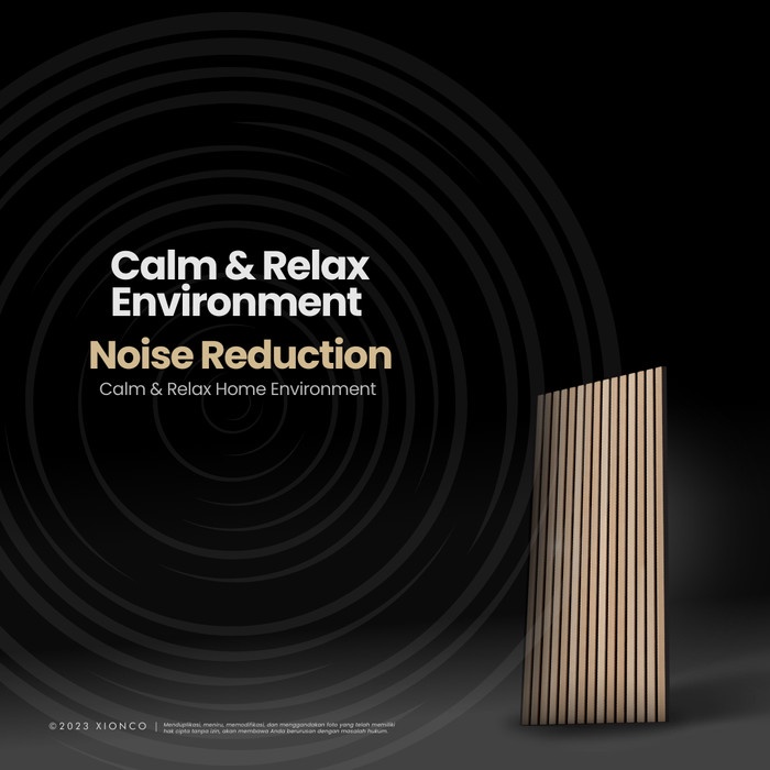 Jual Top - Wood Slat Wall / Panel Dinding Kayu Peredam Suara XIONCO ...