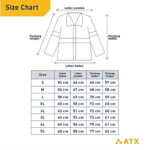 Jual Wearpack Safety Baju Kerja Lapangan Lengan Panjang Merk ATX Navy ...