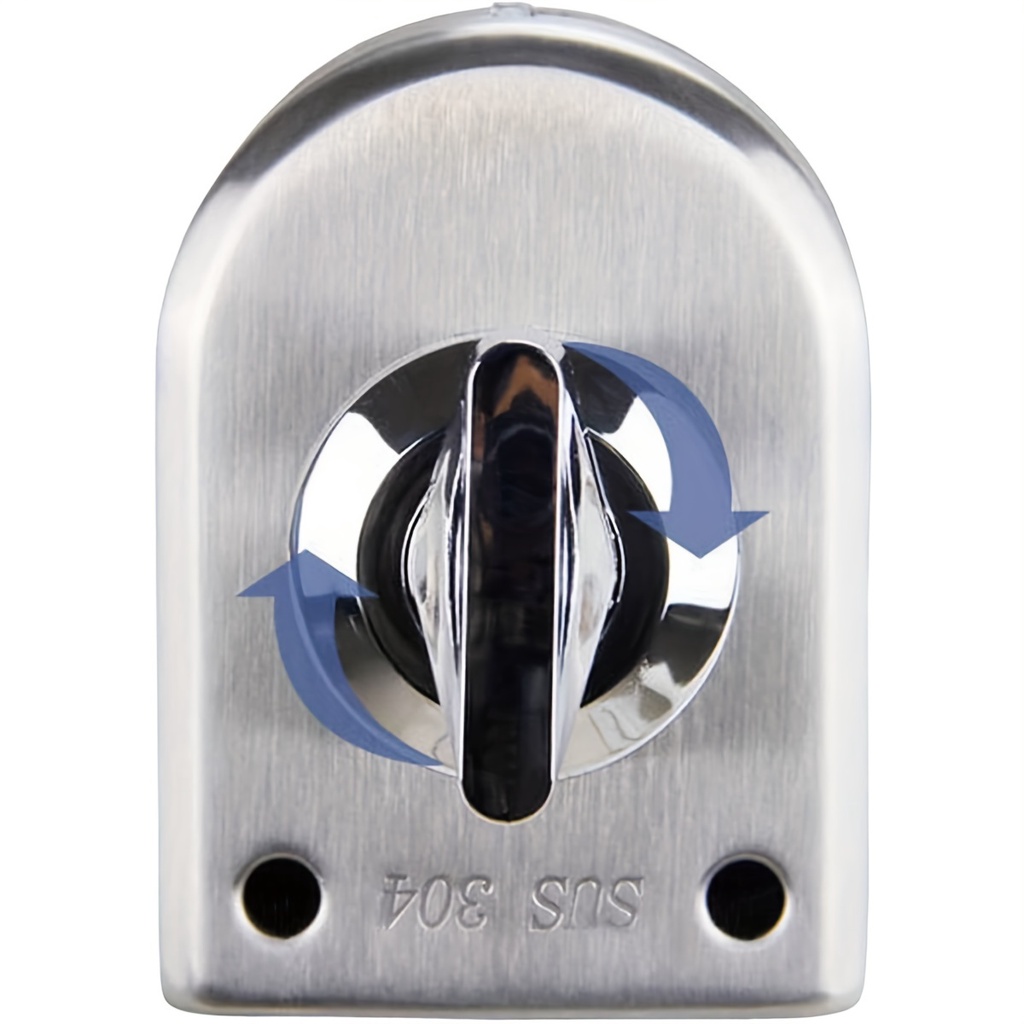 Jual 304 Stainless Steel Glass Lock Ground Bolt Ground Lock Anti-Theft ...
