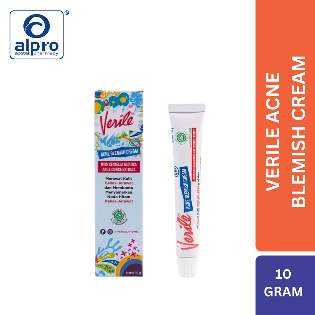 Jual Verile Acne Blemish Cream 10Gr | Shopee Indonesia