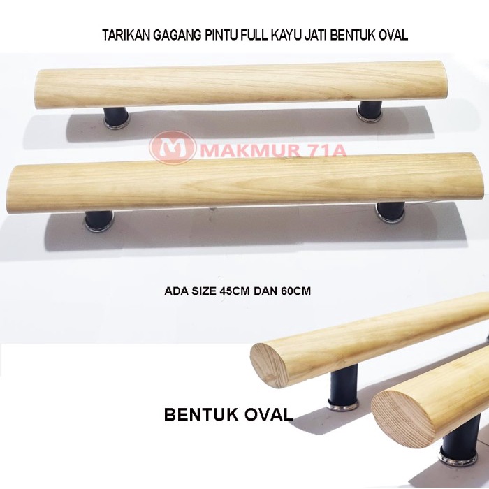 Jual Pull Handle FULL Kayu Jati / Handle Pintu Dorong Pegangan Pintu ...