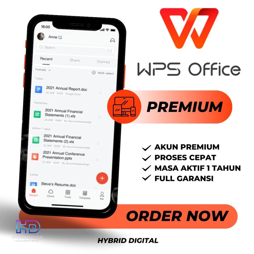 Jual Paket WPS Ofice 1 Tahun Terlengkap Di Windows Terbaru Premium Full ...