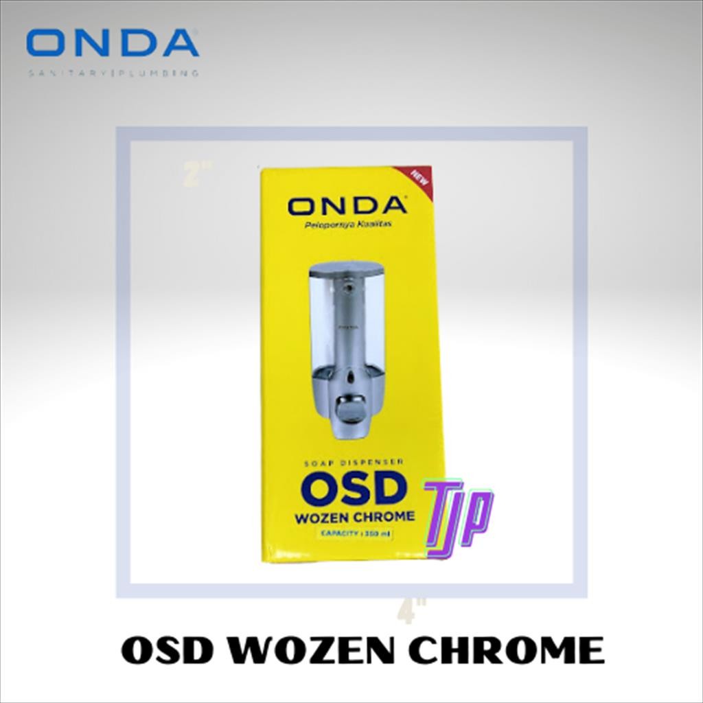 Jual Promo Bulan Ini Soap Dispenser Onda Osd Wozen Chrome 350Ml Tempat ...