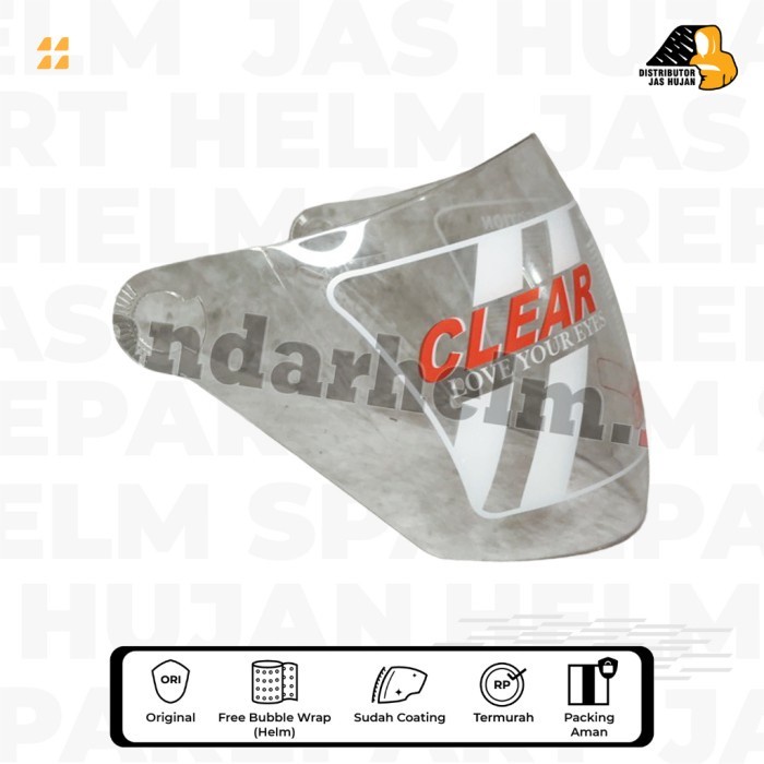 Jual (Good) KACA HELM NHK PREDATOR 2 VISOR NHK PREDATOR DOUBLE VISOR ...