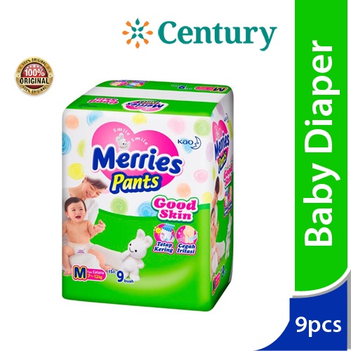 Jual Merries Pants M Isi 9's (7-12Kg) / Popok Bayi | Shopee Indonesia