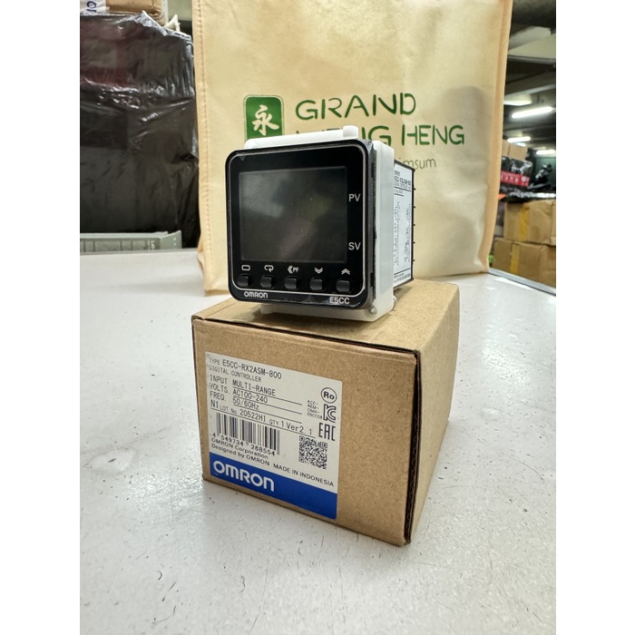 Jual OMRON E5CC-RX2ASM-800 Digital Temperature Controller Output Relay ...