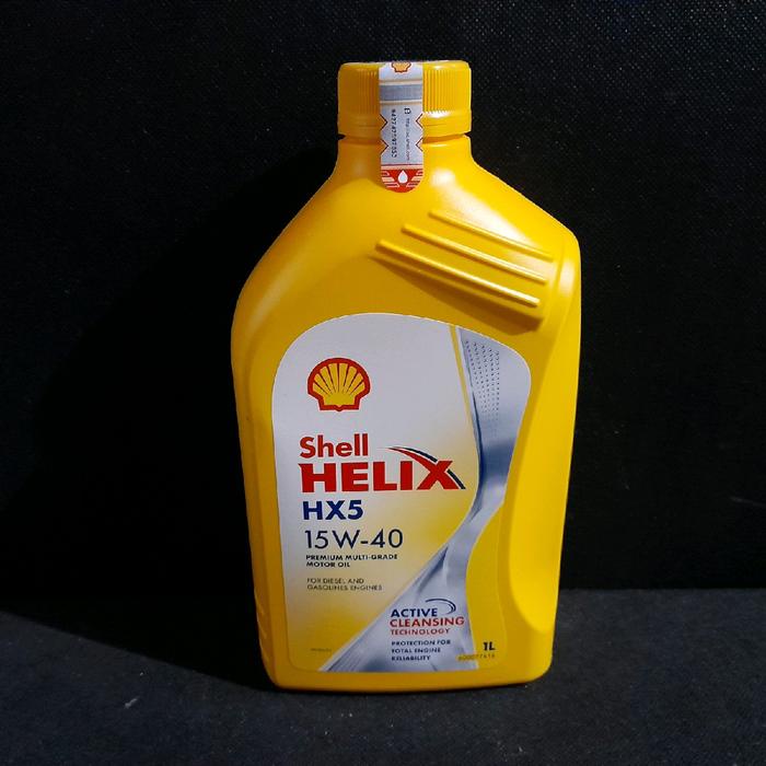 Jual Oli Shell Helix HX5 15W-40 1Liter Shell | Shopee Indonesia