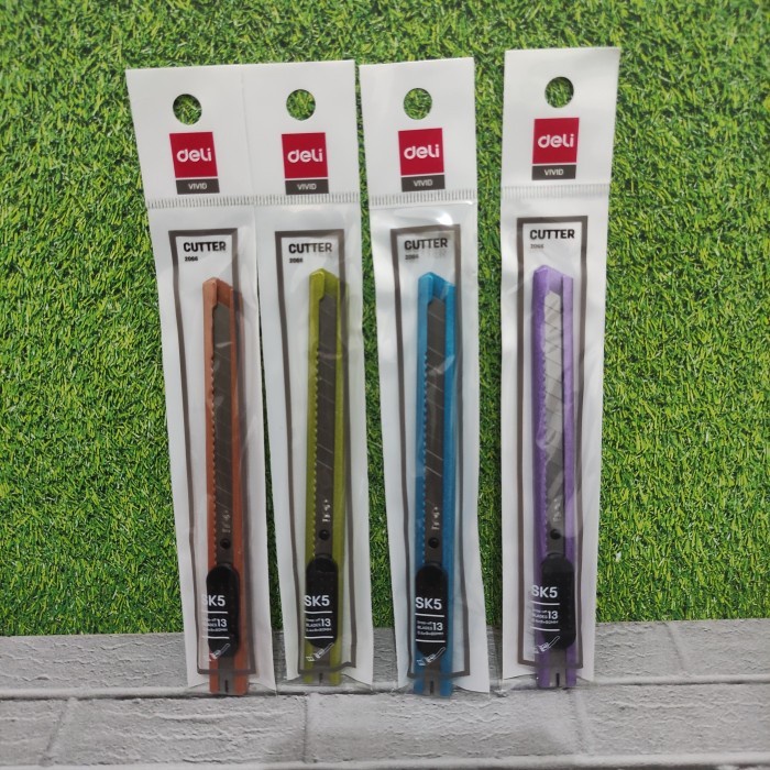 Jual Ready!! Deli Cutter Mini/Cutter-Metal Small E2066 (PCS) | Shopee ...