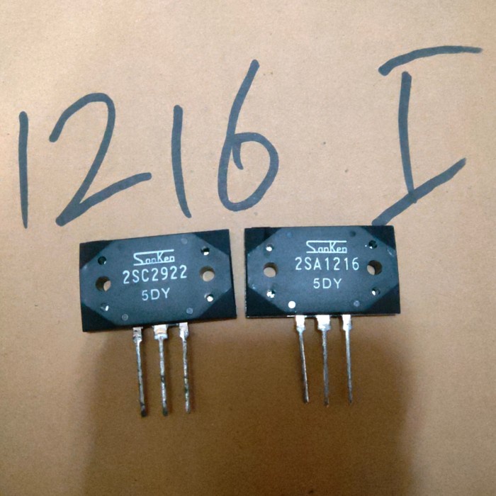 Jual TRANSISTOR SANKEN 5DY ORIGINAL A1216 C2922 | Shopee Indonesia