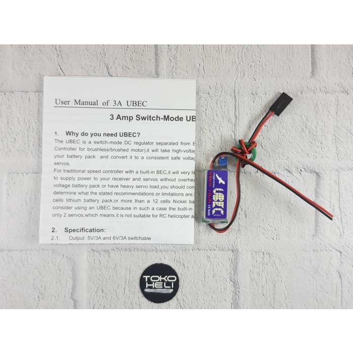 Jual terbaru !!! hobbywing 3a ubec 5v 6v switch mode 2-6s bec step down ...
