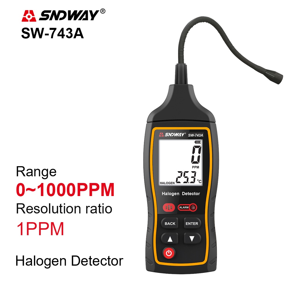 Jual SNDWAY Halogen Leak Detector Refrigerant Gas Car Air Conditioner ...
