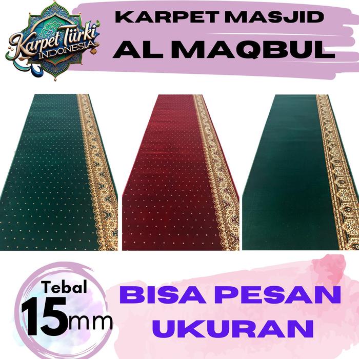 Jual Karpet Masjid Al Maqbul Meteran Tebal 15mm - Sajadah Musholla | Shopee Indonesia