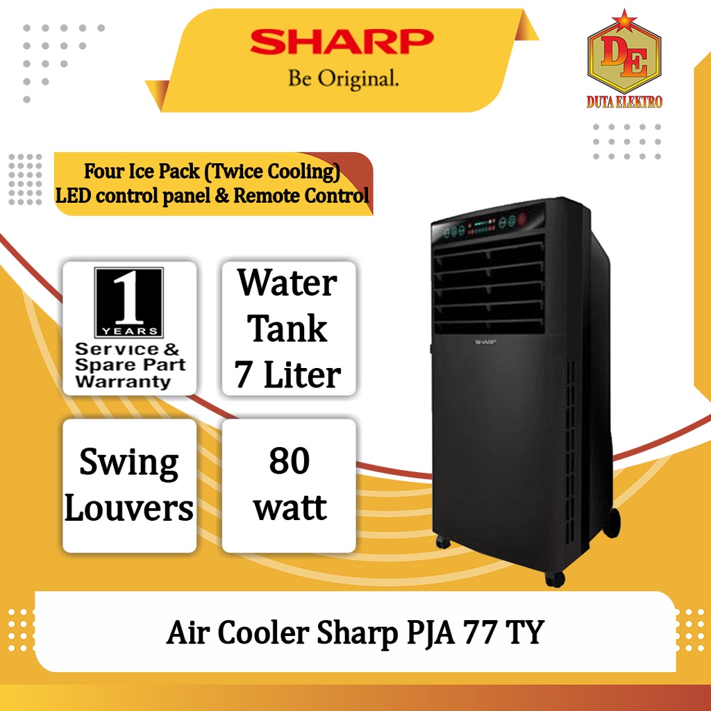 Jual Air Cooler Sharp PJA 77 TY B | Shopee Indonesia