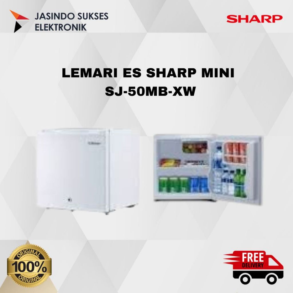 Jual LEMARI ES MINI SHARP SJ-50MB | Shopee Indonesia