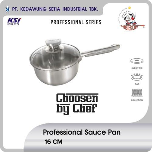 Jual Master Chef Sauce Pan 16 cm Professional Series Panci Stainless ...
