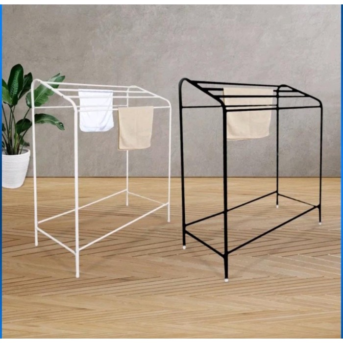 Jual Diskon Jemuran Handuk Besi Jumbo Model Minimalis Putih Dan Hitam ...