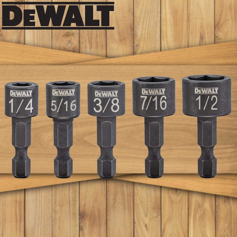 Jual New DEWALT DWAIND-5 Compact Nut Driver Set 1/4" Drill Bits Impact ...