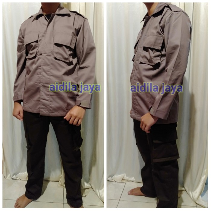 Jual Tahan Lama Termurah Seragam Pdl Security Satpam Baru Model Coklat ...