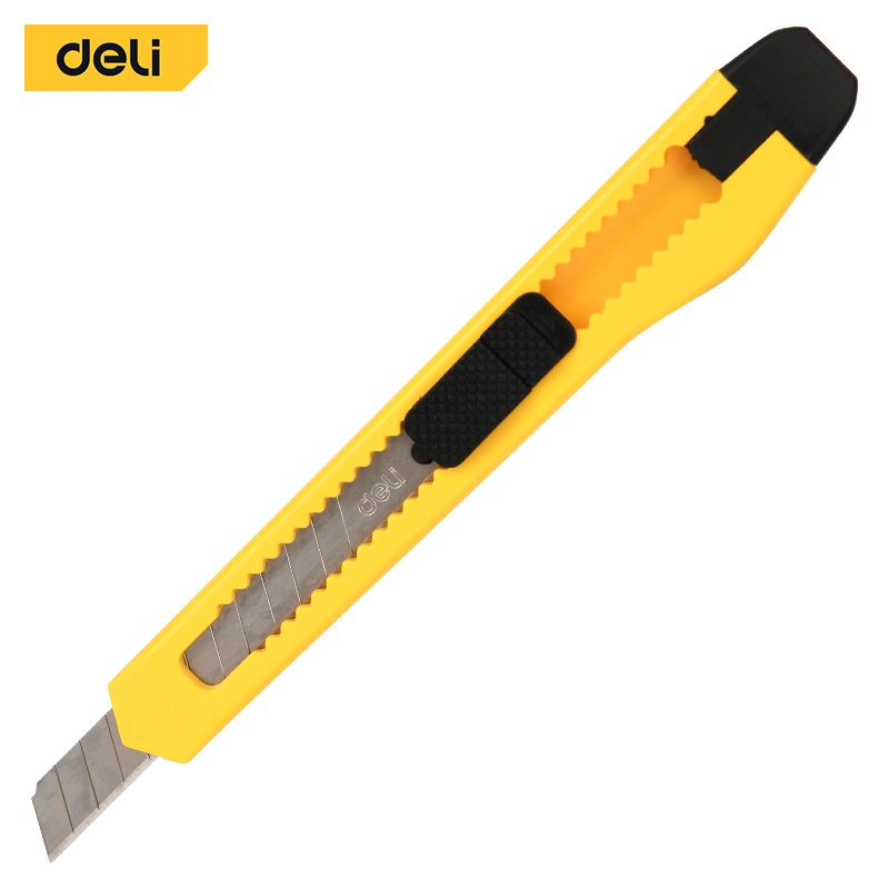 Jual Deli Tools Cutter / Cutter 9mm #9mm,SK5 #YELLOW / EDL009A | Shopee ...