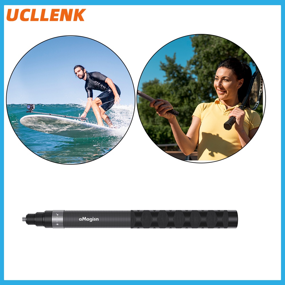 Jual Universal 1.2M Invisible Selfie Stick For DJI Osmo Pocket 3/Action ...