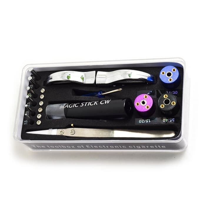 Jual [Ceramic] Magic Stick Cw 6 In 1 Coiling Tool Kit Toolkit Vape ...