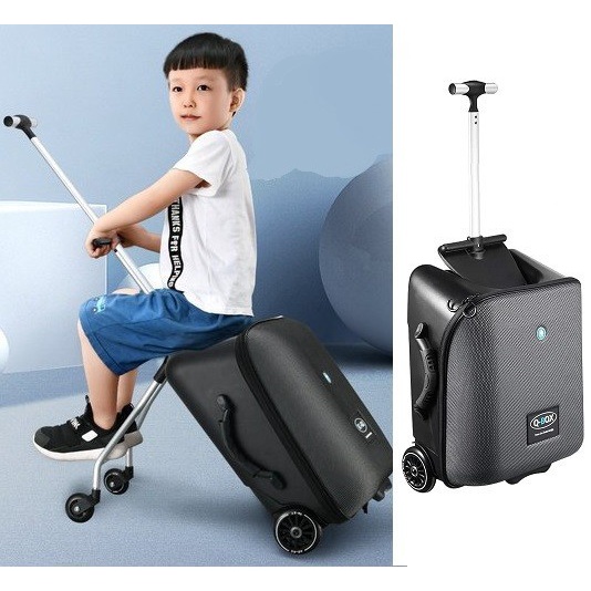 Jual Koper Stroller Lazy Anak Luggage 2 In 1 Koper Duduk Anak Qbox Q ...