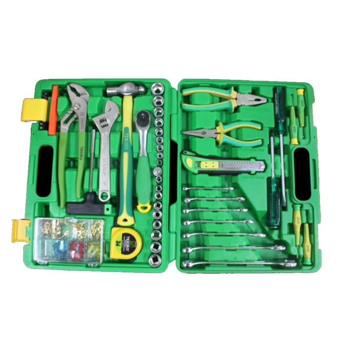 Jual Tekiro Mechanic Tools Set Pvc 60Pcs / Alat Mekanik Tool Kit Set ...