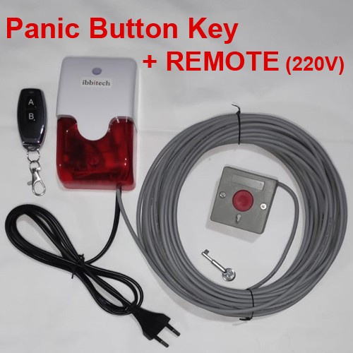 Jual Panic Button Key Alarm Set tombolpanik hospital disabled + REMOTE ...