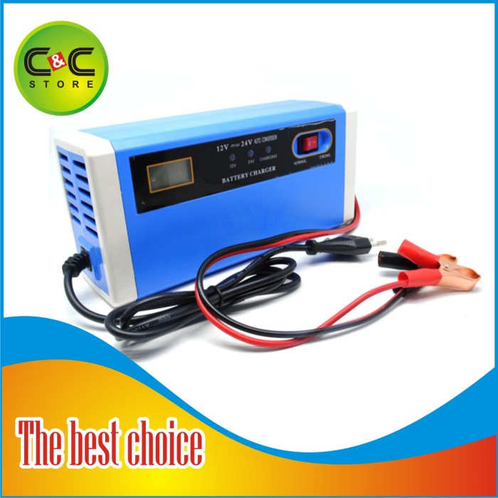 Jual CHARGER AKI MOBIL MOTOR 12-24V 10A / CES ACCU / SETRUM DAYA ...