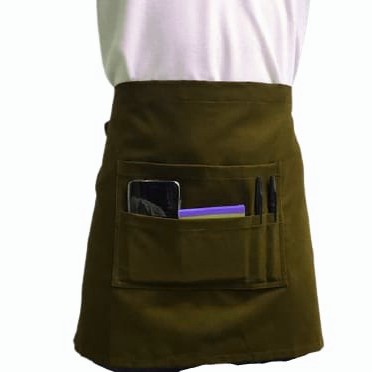 Jual Celemek waiters premium / Celemek setengah badan / Celemek ...