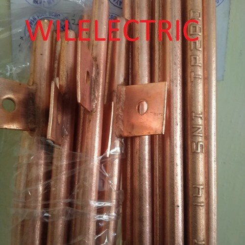 Jual Ground rod / copper rod sepuhan 5/8 inch x 1.5m / 1.5 m grounding ...