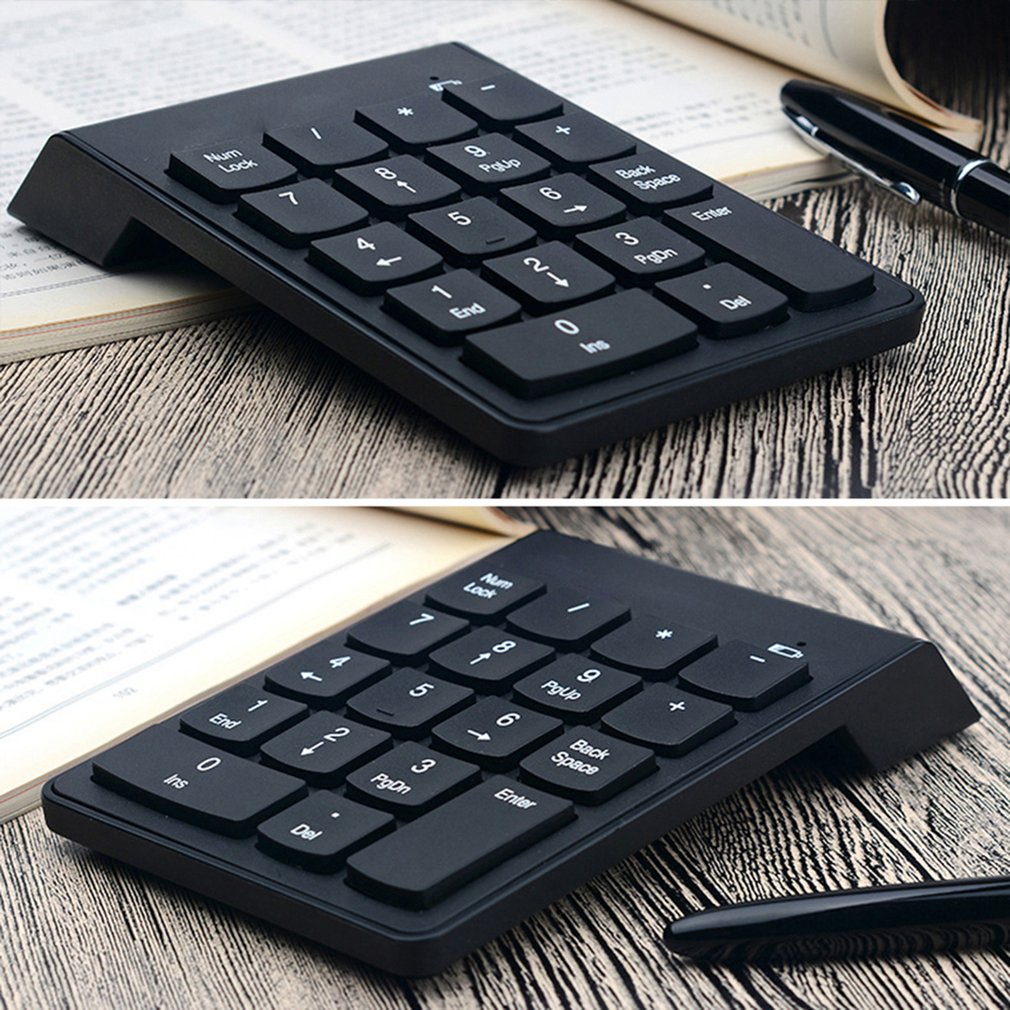 Jual 2.4G Wireless Keyboard Mini Digital Number Keypad For Accounting ...