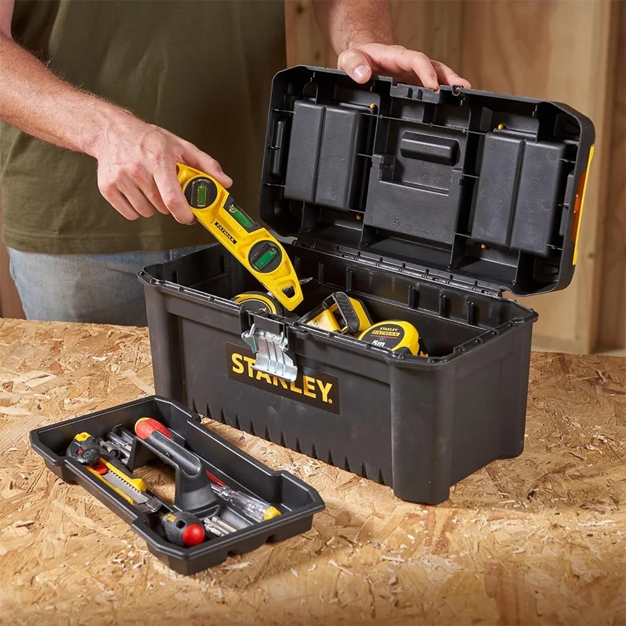 Jual STANLEY STST1-75518 Tool Box with Removable Tray Tool Storage Case ...