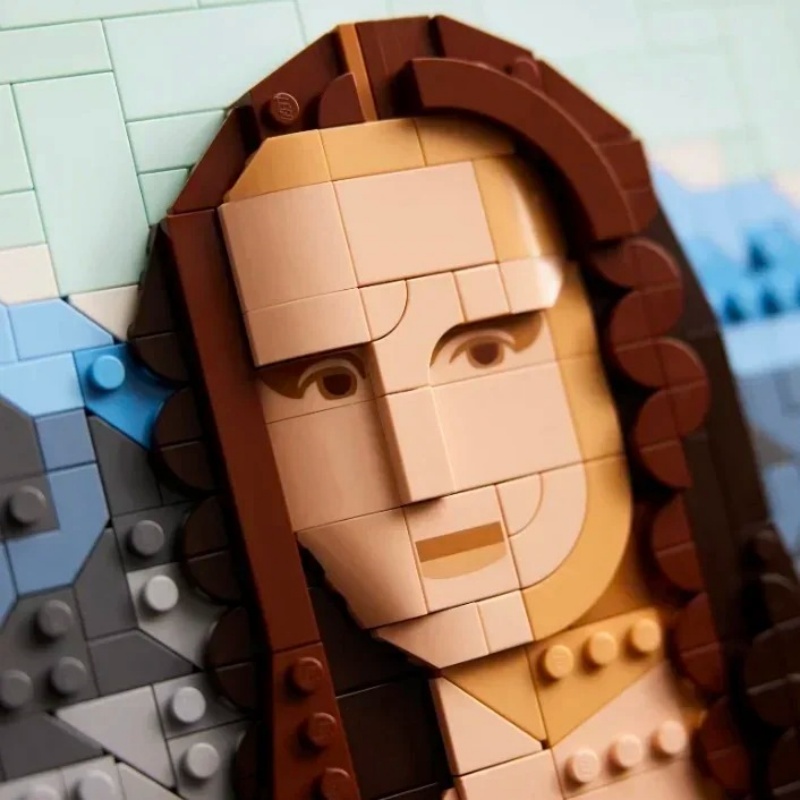 Jual 2025 New Art 31213 Art Mona Lisa Building Blocks World Famous ...