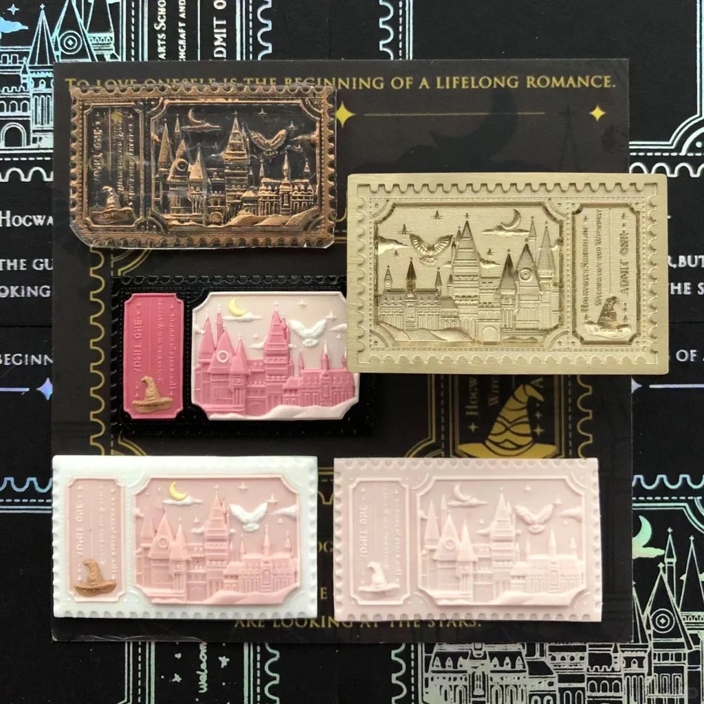 Jual Fire Seal Magic Series Fine Carved Copper Seal Head Castle Stamp ...