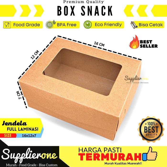 Jual ada- Dus Snack Isi 25 Pcs / Dus Kue / Dus cemilan / Box Makanan ...