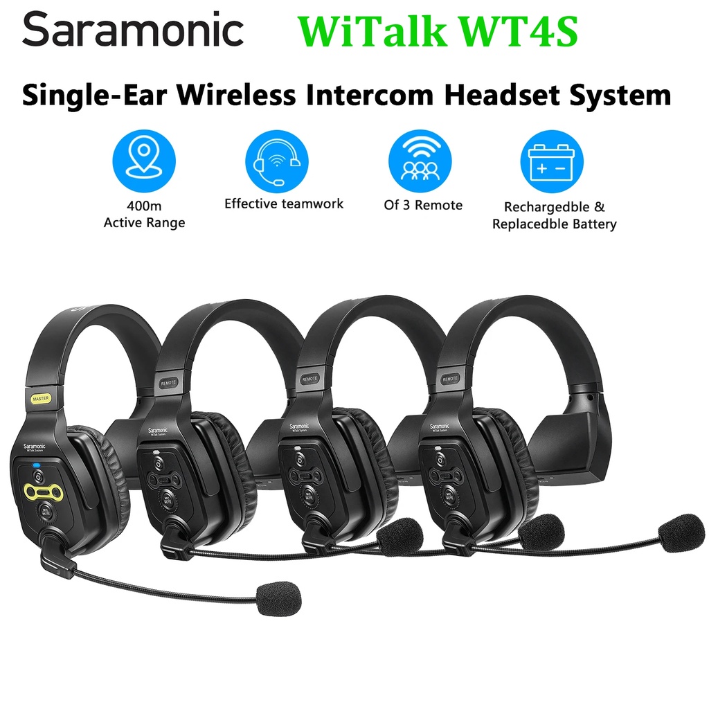 Jual Saramonic WiTalk WT4S Full Duplex Communication Wireless Headset ...