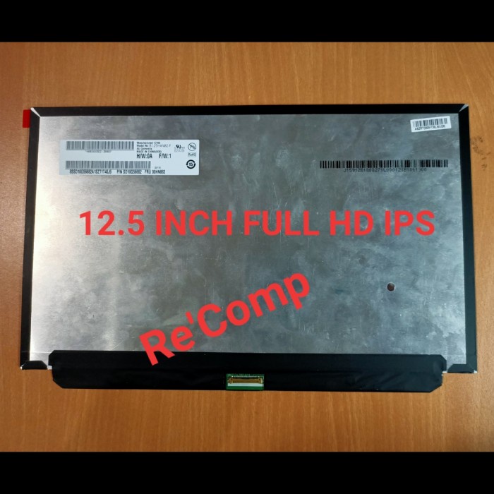 Jual Led Lcd Lenovo Thinkpad X260 X270 X280 A275 Full Hd (1920X1080 ...