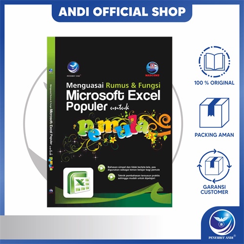 Jual Penerbit Andi - Buku Menguasai Rumus Dan Fungsi Microsoft Excel Populer Untuk Pemula ...