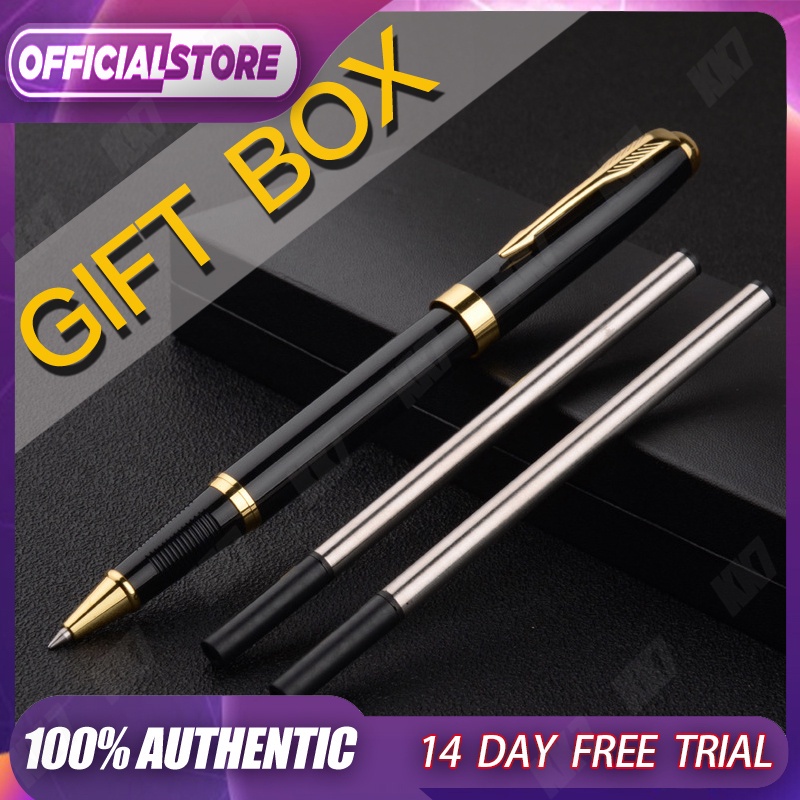 Jual Pena Logam Kotak Hadiah Pria Wanita Kantor Bisnis Pena Tanda ...