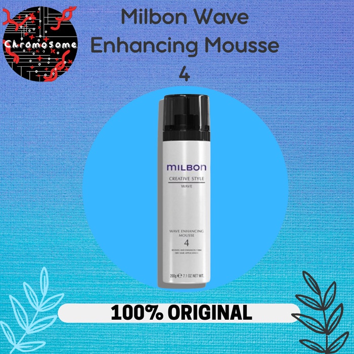 Jual milbon wave enhancing mousse 4 200gr 200 gr | Shopee Indonesia