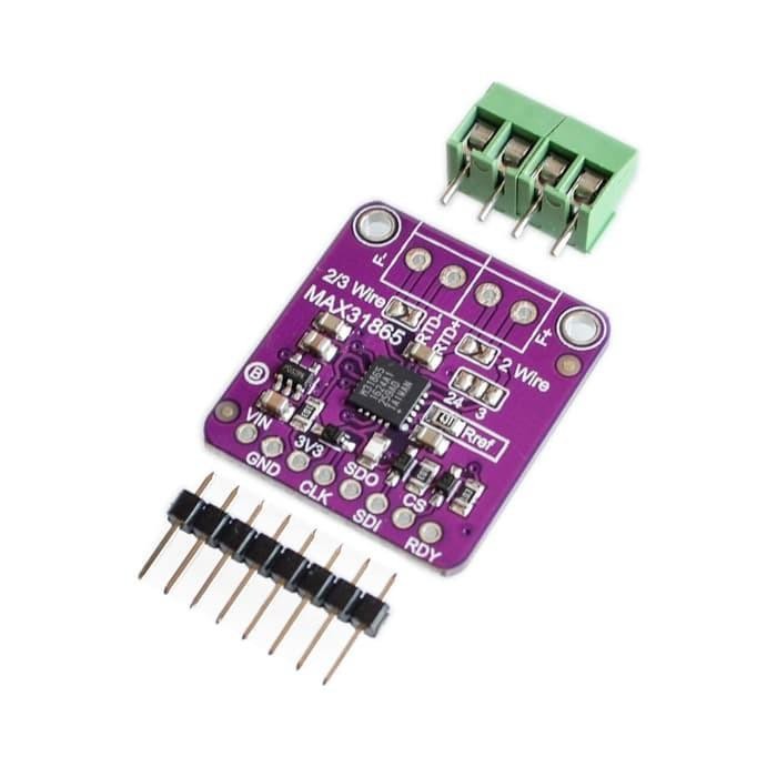 Jual TOP MAX31865 MODUL SENSOR PT100 PT1000 RTD 2,3,4 WIRE IOT MODULE ...