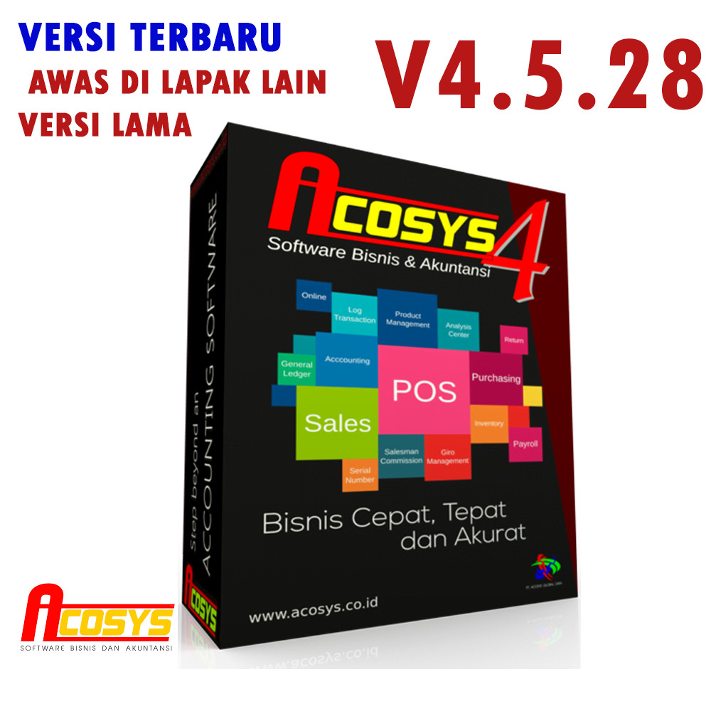 Jual Software Aplikasi Akuntansi dan Toko Acosys 4.5.28 (Terbaru ...