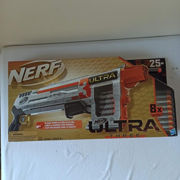 Jual Nerf Ultra Three Pump Action Blaster Hasbro | Shopee Indonesia
