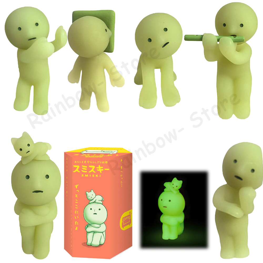 Jual Smiski Living Series Glow In The Dark Mini Figure Blind Box ...